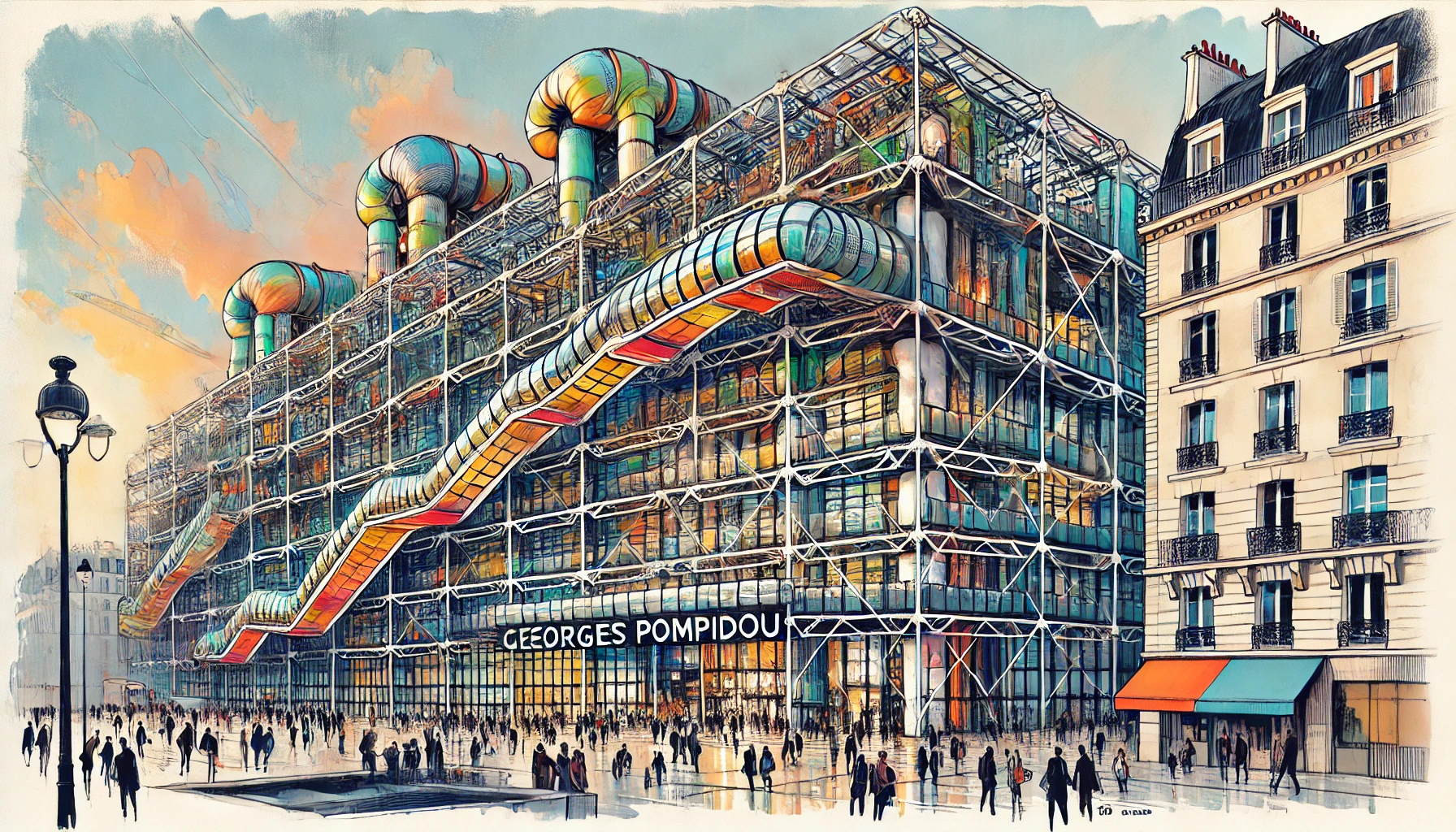 Pompidou Centre by Renzo Piano: Paris’s Modern Icon | MBS Architecture
