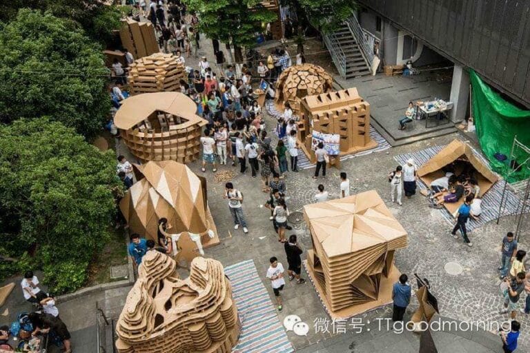 Innovative Cardboard House Designs by Chongqing University Students ...