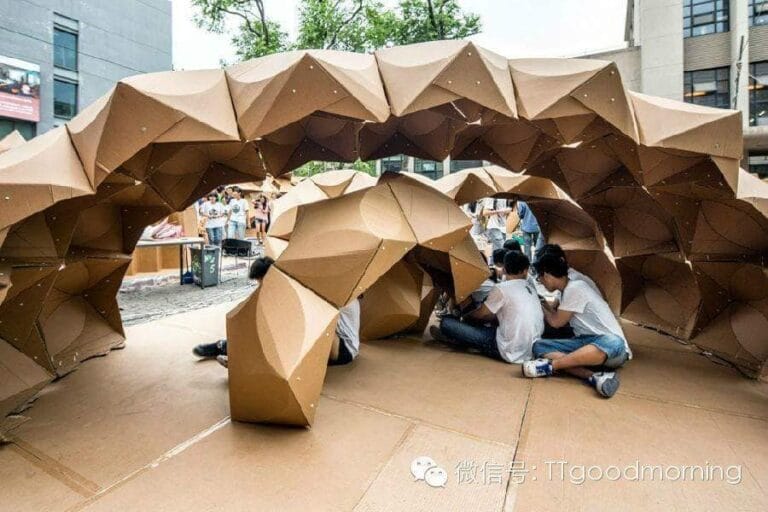 Innovative Cardboard House Designs by Chongqing University Students ...